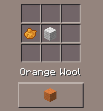 Minecraft Turuncu Boya Orange Dye