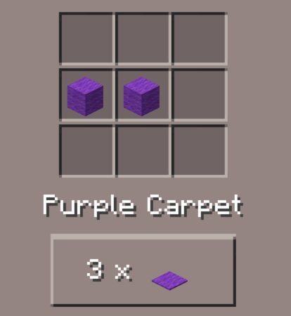 Purple Carpet: Minecraft Pocket Edition: CanTeach